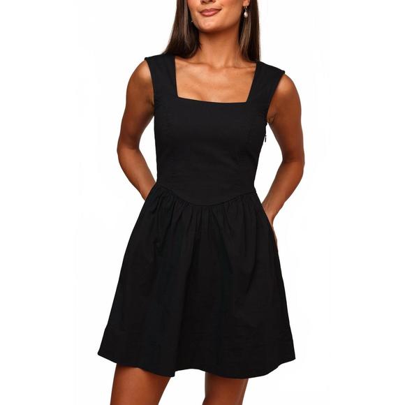 Shore | Dresses | New Shore Pheobe Mini Dress In Black | Poshmark